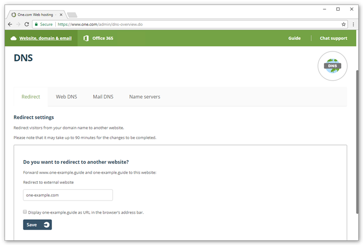 Hantera dina DNS-inställningar – Support | One.com