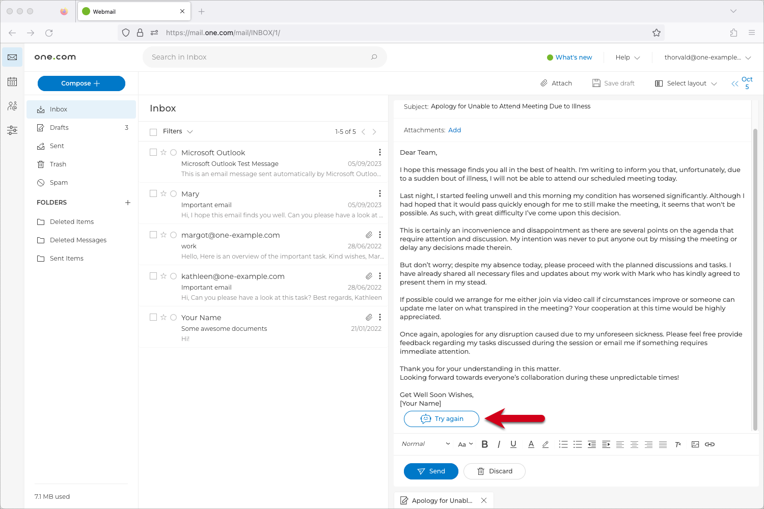 How to create impactful emails with Writing Assistant – Support | one.com