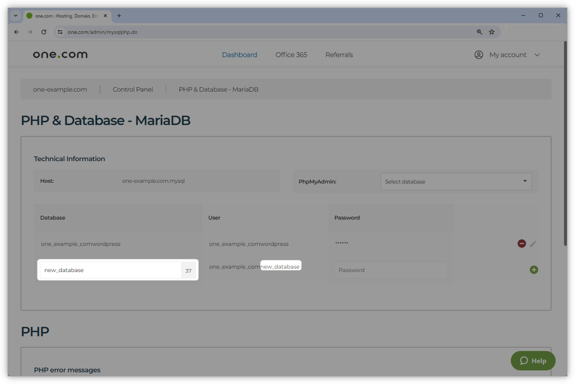 How Do I Manually Create A Database Support
