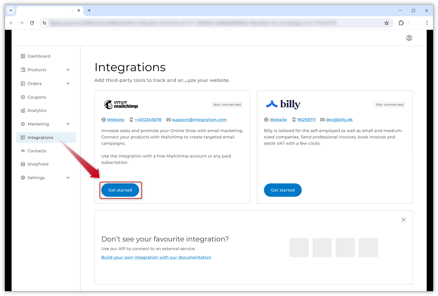 Using the Mailchimp integration in your Online Shop – Support | one.com