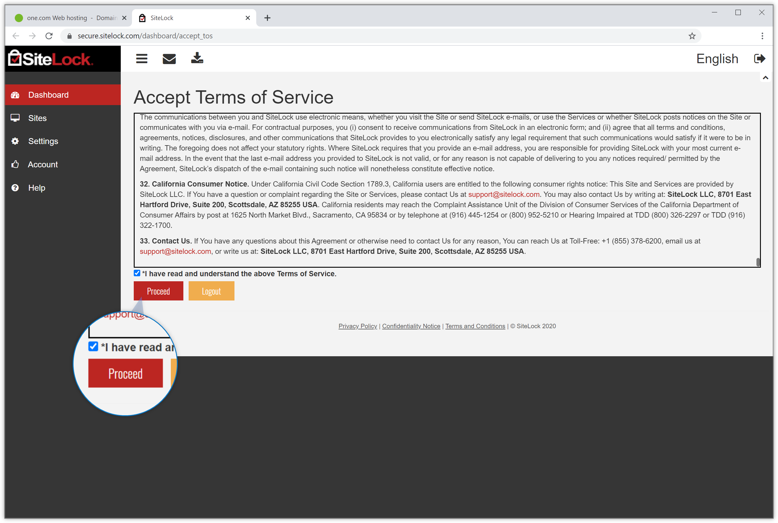 Set up SiteLock security – Support | one.com Set up SiteLock security – Support | one.com