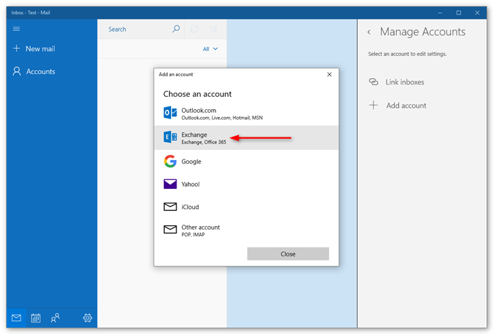 Setting up Mobile Sync on Windows 10 Mail – Support | one.com