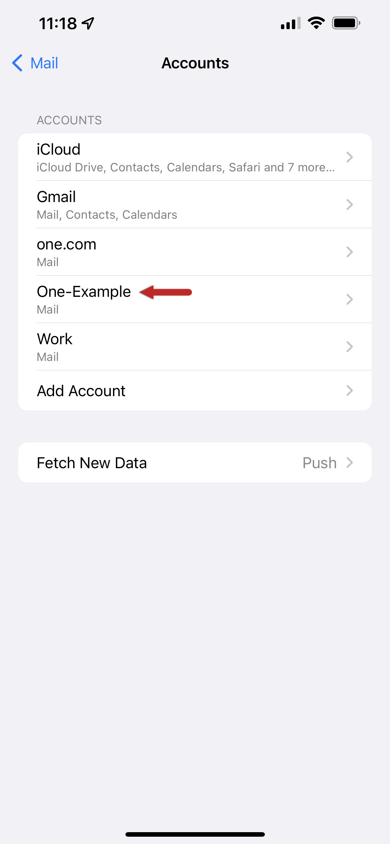 Setting up Mail on iPhone (iOS 15/16/17) – Support | one.com