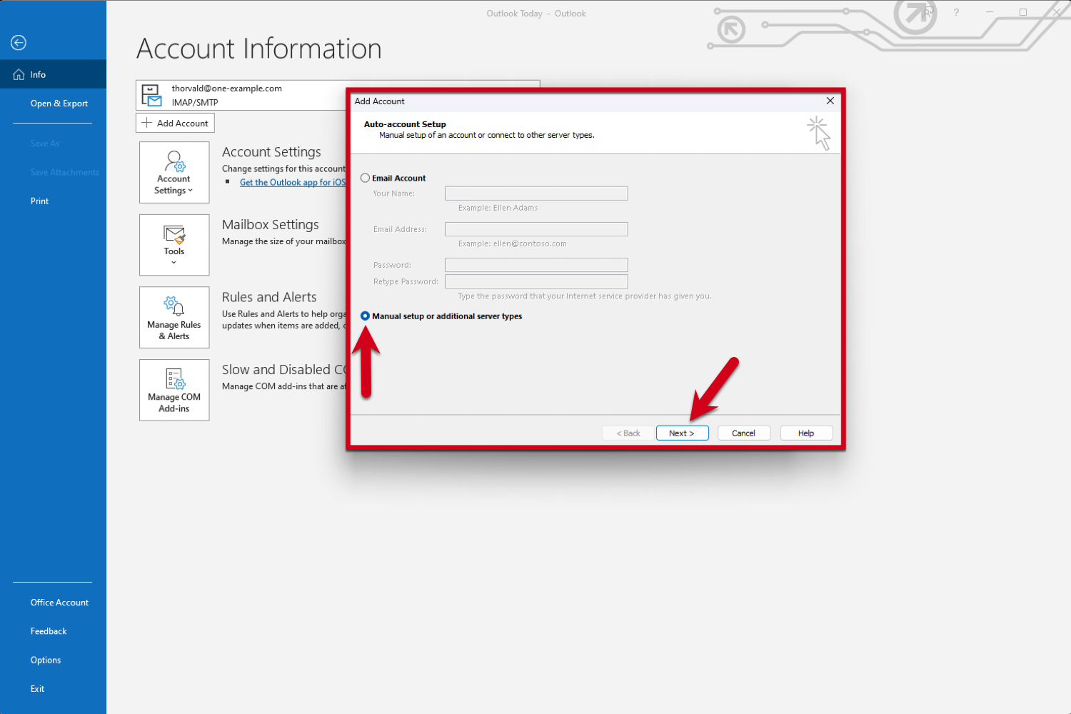 Setting up Mobile Sync in Outlook for Windows – Support | one.com