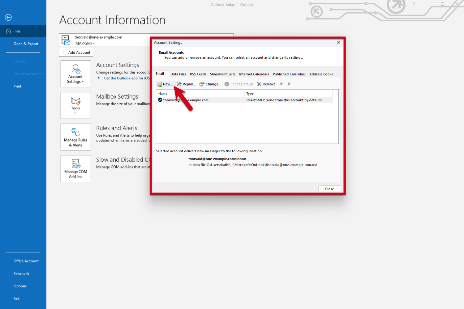 Setting up Mobile Sync in Outlook for Windows – Support | one.com