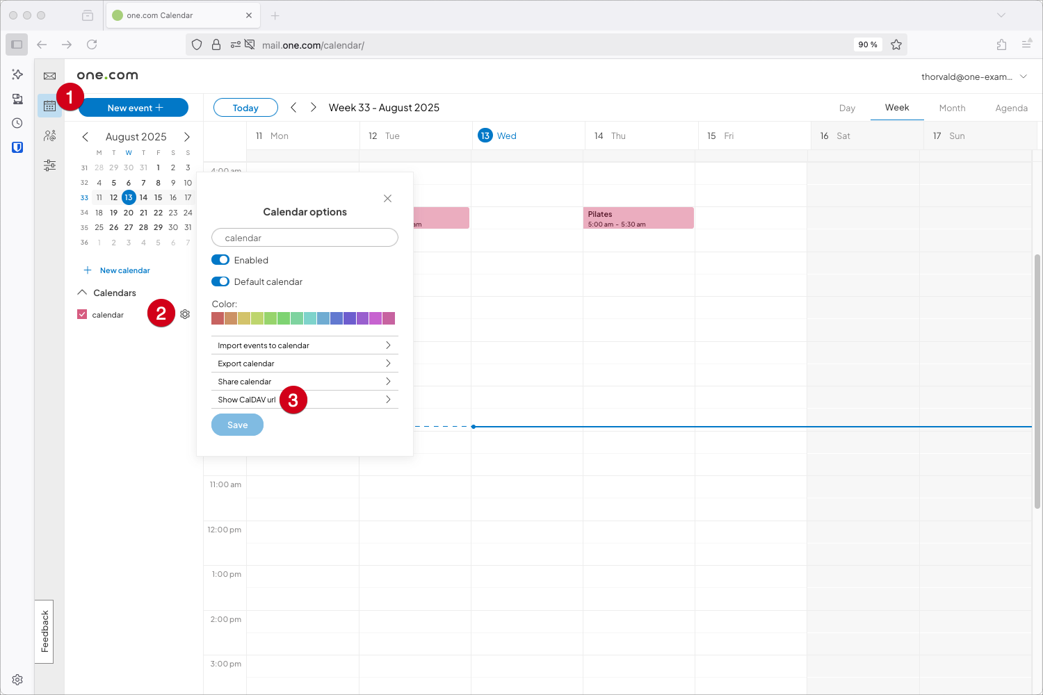 How to sync your calendar on Android using CalDAV – Support | one.com