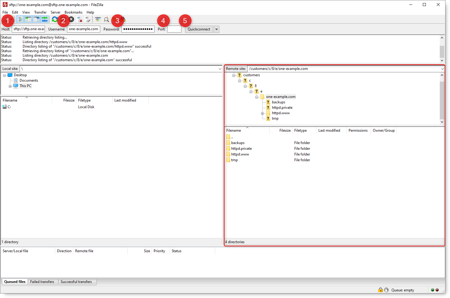 Comment Se Connecter Un Serveur SFTP Avec FileZilla Aide One