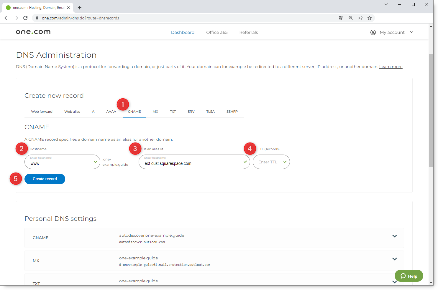 How Do I Connect My Domain To Squarespace Support One