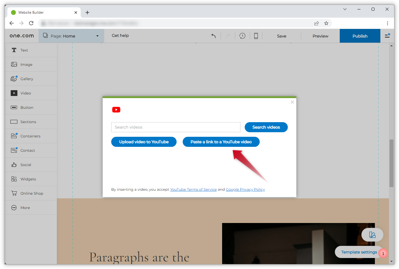 Add A YouTube Video To Your Website Support One
